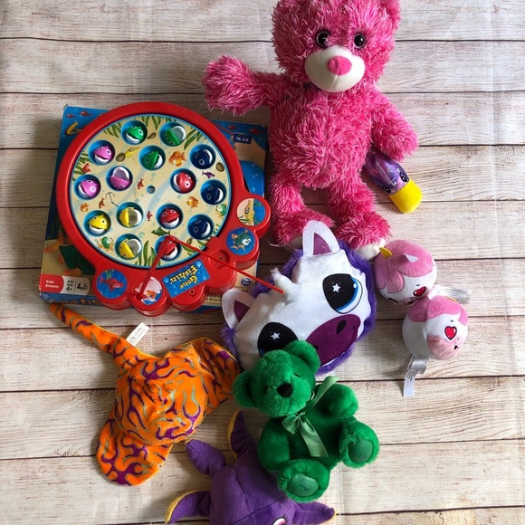 Toys | Stuff Animals Bundle And Lets Go Fishing | Poshmark
